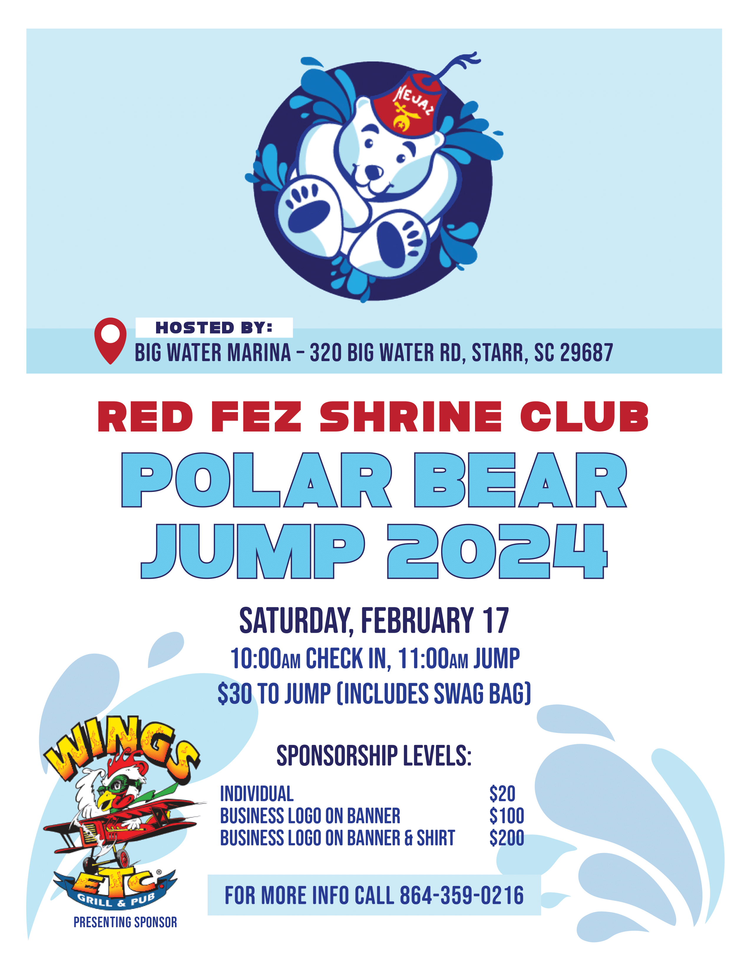 Polar Bear Jump 2024 - Upcountry South Carolina