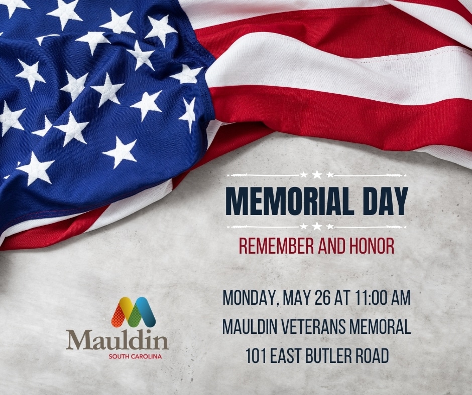 Memorial Day Ceremony - Upcountry South Carolina